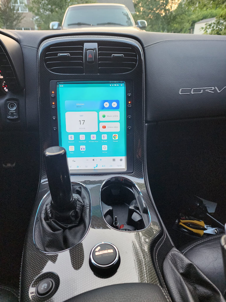 Installation Guide for C6 MaxDin full console HVAC screen and android ...