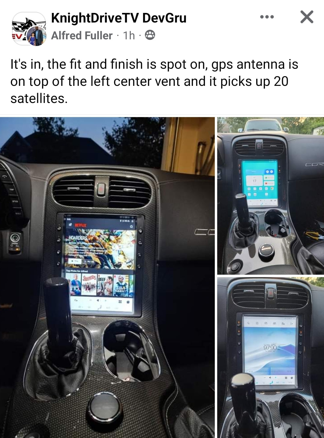 C6 Corvette 10.8" "MAX-DIN" v1.5 Screen (3wk backorder) – KnightDriveTV